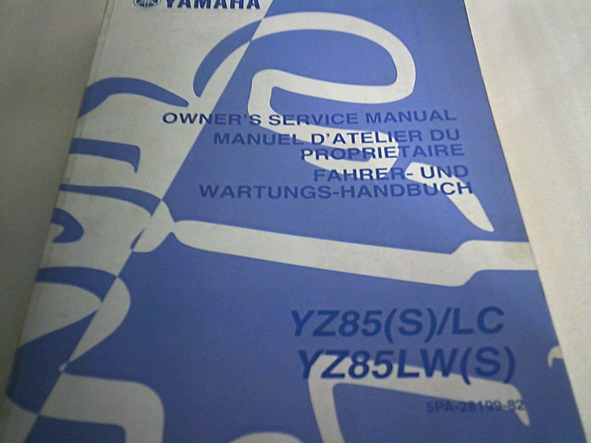 Manuel d'atelier d'occasion YAMAHA YZ 85 - Basic Moto France